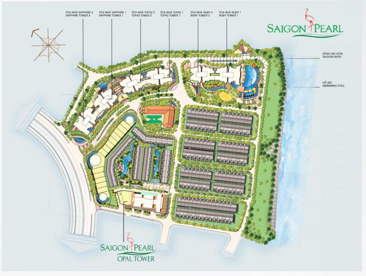 Mặt Bằng Saigon Pearl: Mặt Bằng Tổng Thể, Chi Tiết Từng Tòa