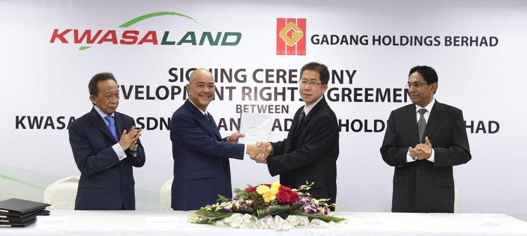 Kwasa Land and Gadang Holdings Berhad ink R3-1 Development Plot for ...