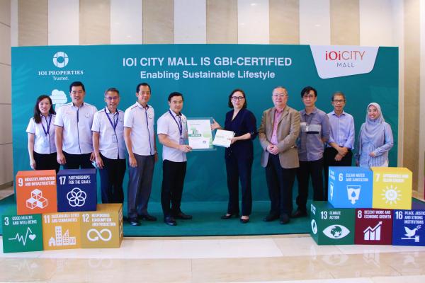 IOI City Mall’s GBI certification accelerates IOIPG’s ESG commitment ...