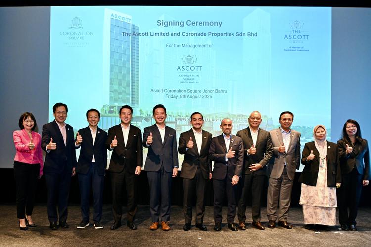 ASCOTT SIGNS LANDMARK HOTEL MANAGEMENT AGREEMENT AT CORONATION SQUARE, IIBD WITHIN THE JOHOR ...