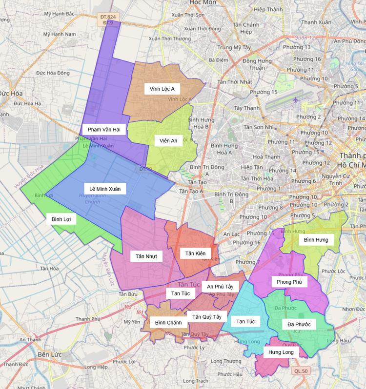 Bình Chánh Gần Quận Nào? Khi Nào Lên Thành Phố?