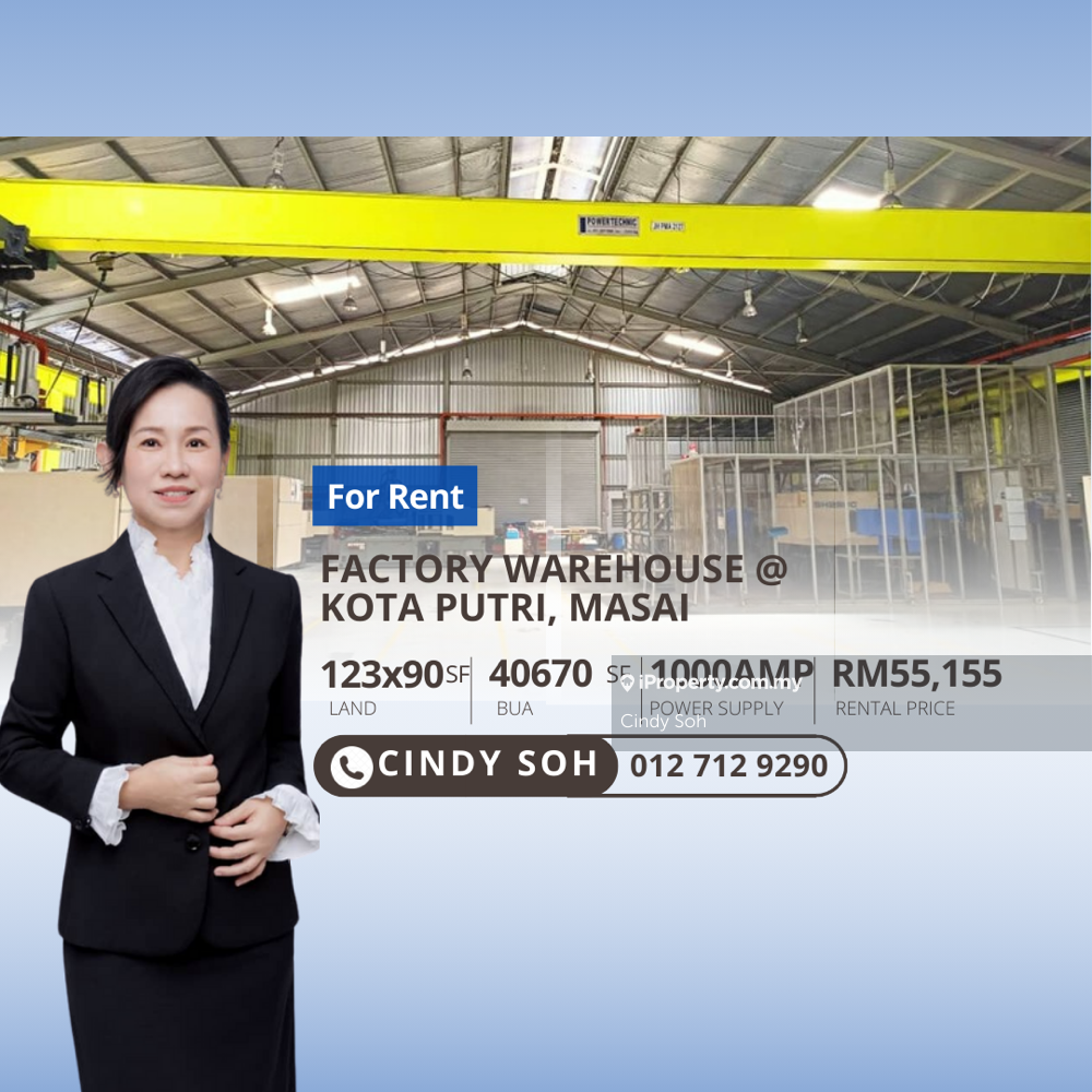 Factory Warehouse 48,804sf Kota Puteri, Masai, Masai, Johor Bahru for ...