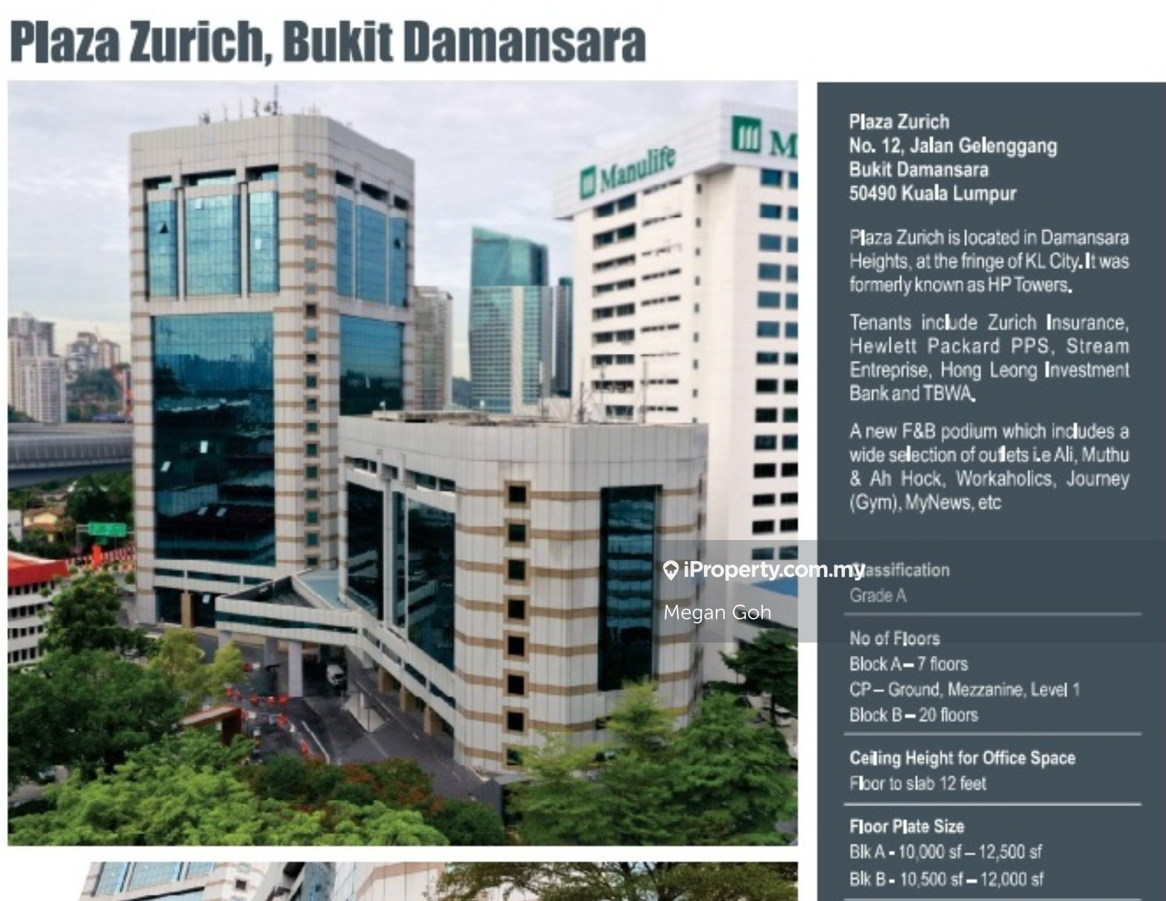 Plaza Zurich, Bukit Damansara, Damansara Heights, KL City, Damansara ...