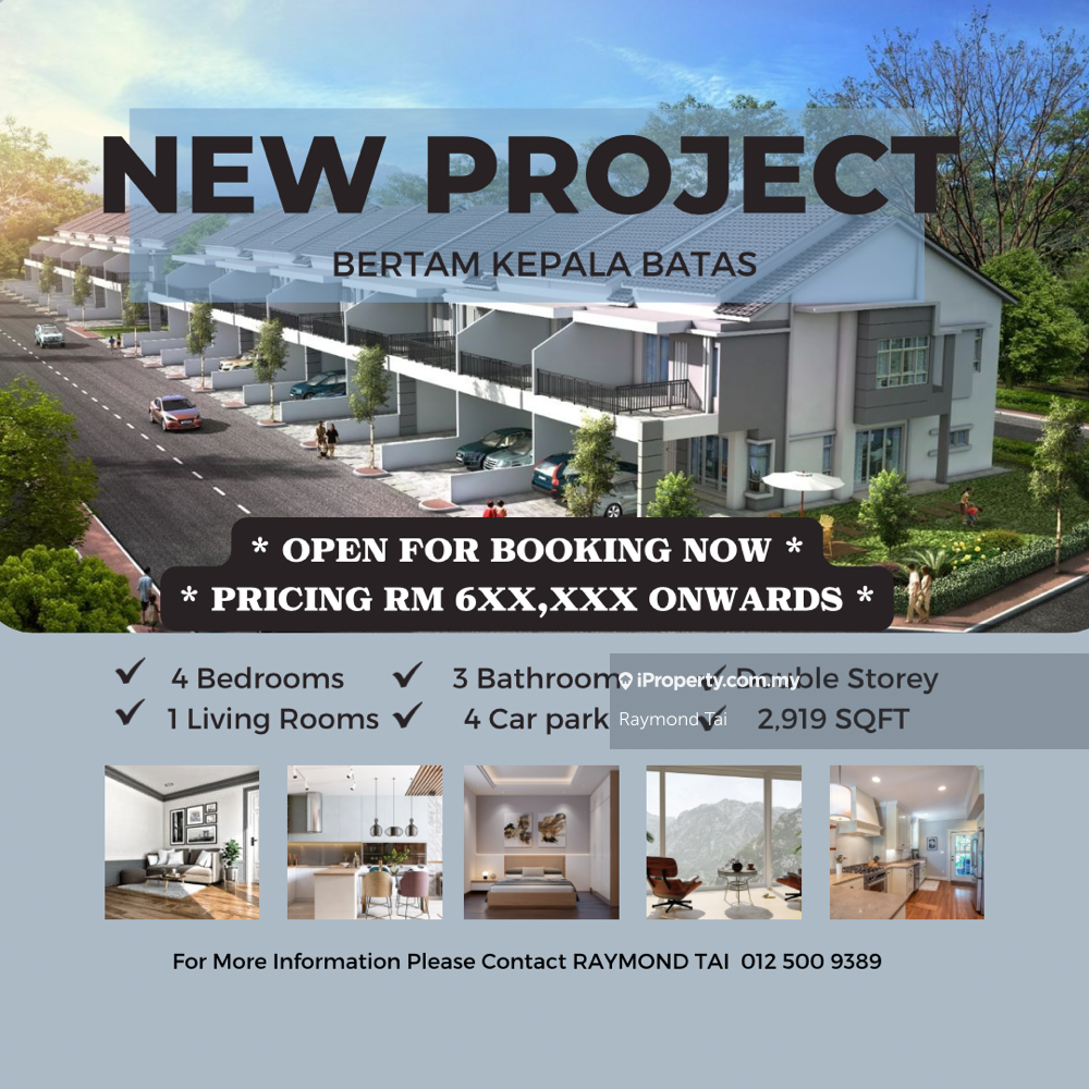 Bertam Kepala Batas New Project, Kepala Batas 2-sty Terrace/Link House ...