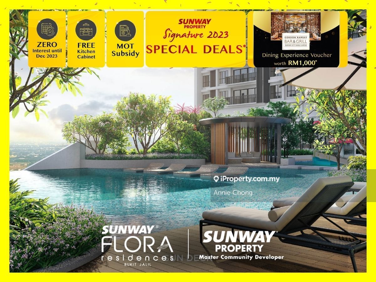 Sunway Flora Residences Corner lot Condominium 4 bedrooms for sale in ...