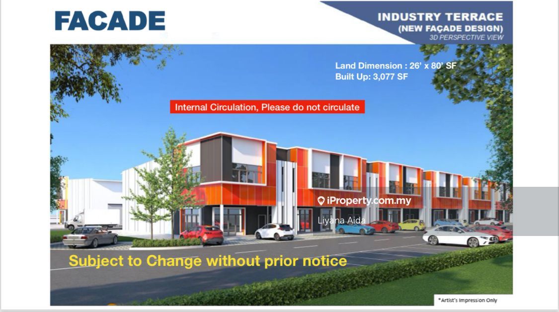 Two Storey Terrace Factory Puncak Alam, Puncak Alam, Bandar Puncak Alam ...