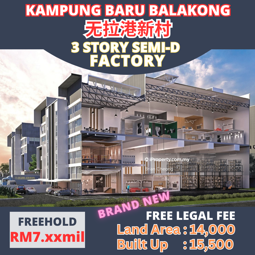 Balakong, kawan perindustrian Kampung Baru Balakong, Alam Damai ...