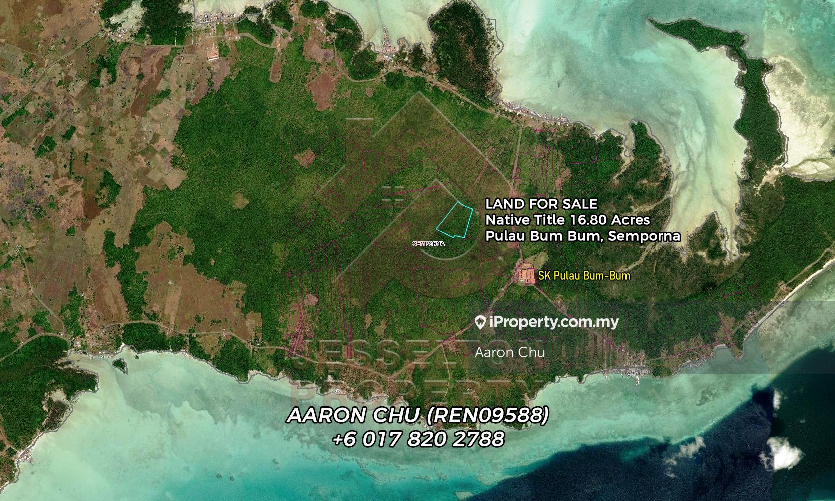 Native Title land @Bum Bum Island, district of Semporna, SK Pulau Bum ...