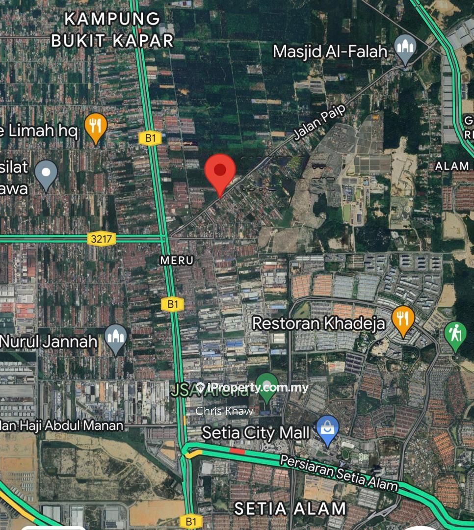 Jalan Paip (Meru Klang) Zonning Commercial / Residential, Freehold Land ...