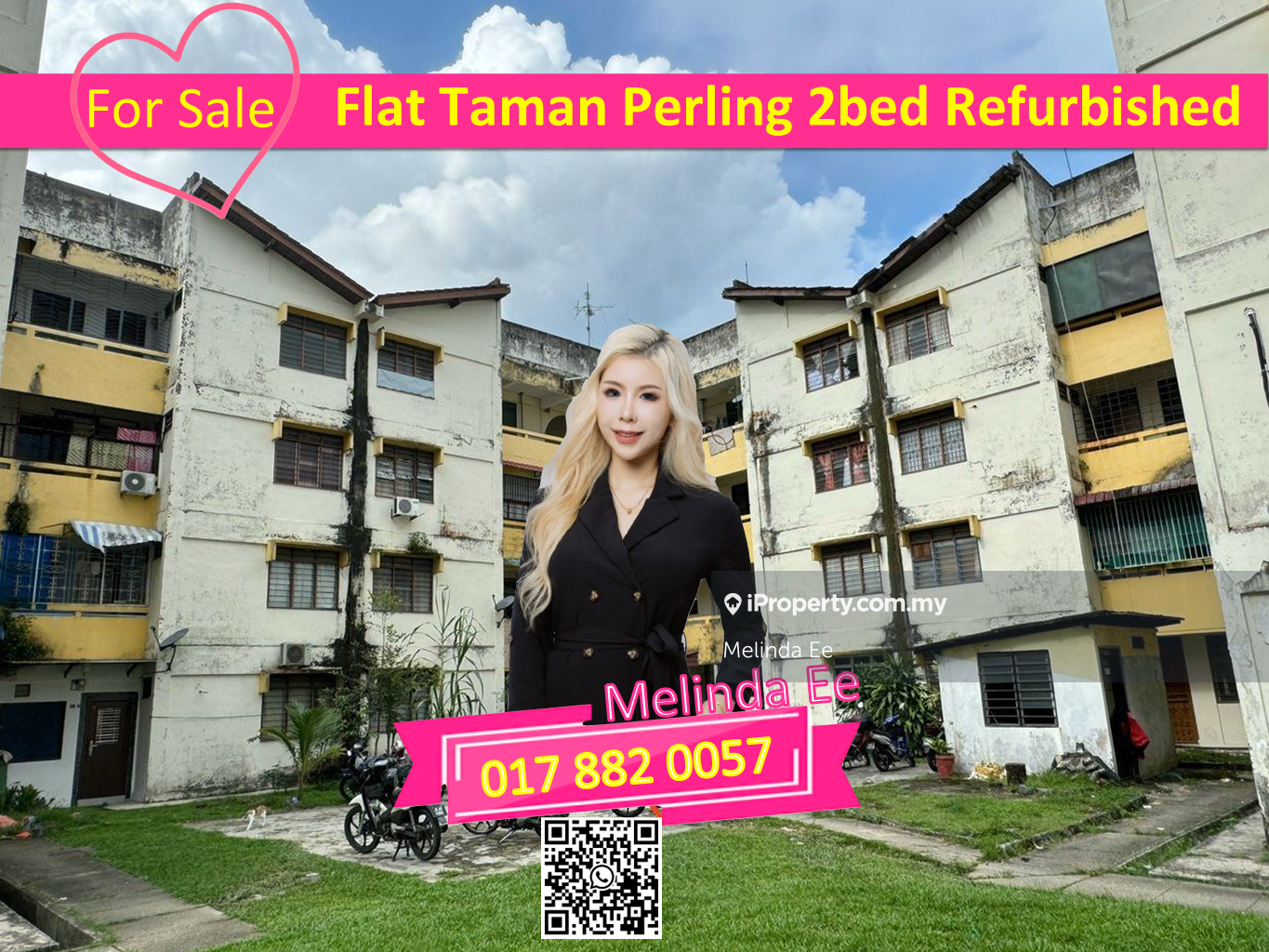 Flat Taman Perling, Taman Perling, Perling for sale - RM165000 ...