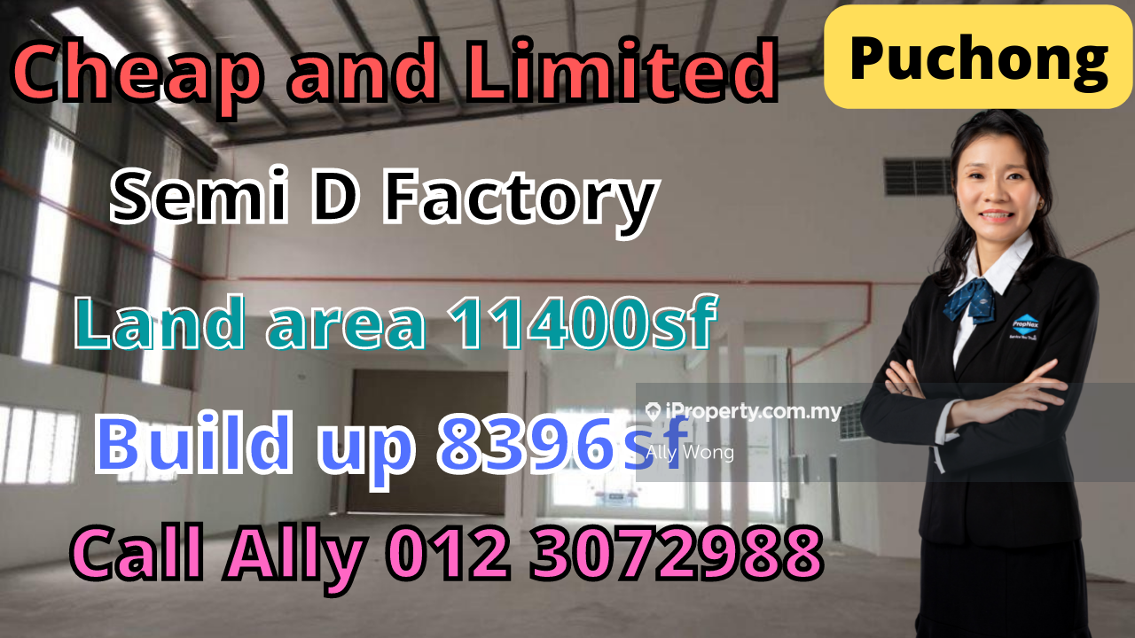 Puchong Limited Freehold Semi D Factory, Pulau Meranti Puchong, Puchong ...