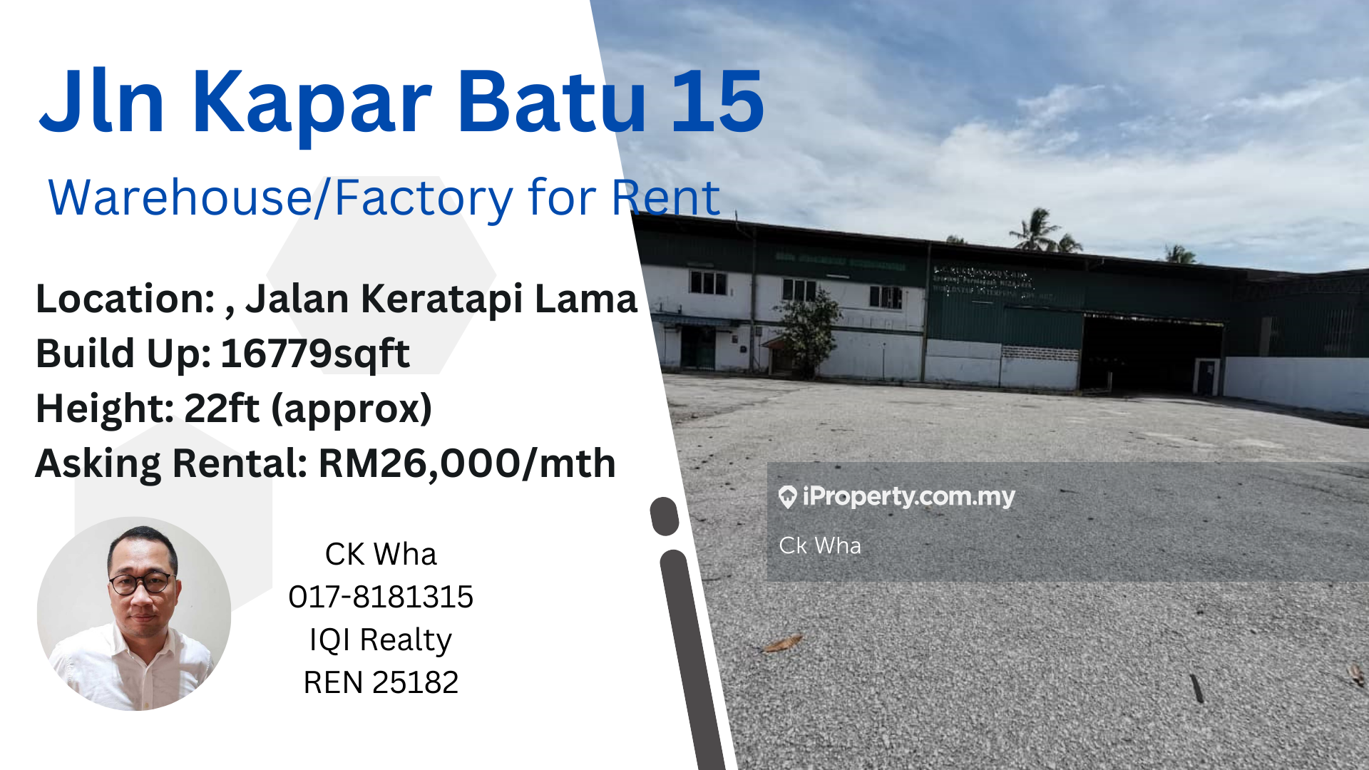 Jalan Kapar, Batu 15, Jalan Keretapi Lama, Jeram, Kapar, Klang ...