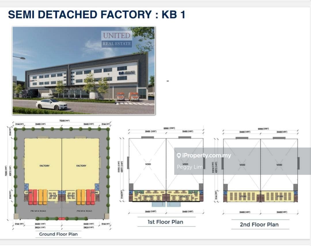 Semi Detached Factory Kapar Klang, Selangor, Klang for sale ...