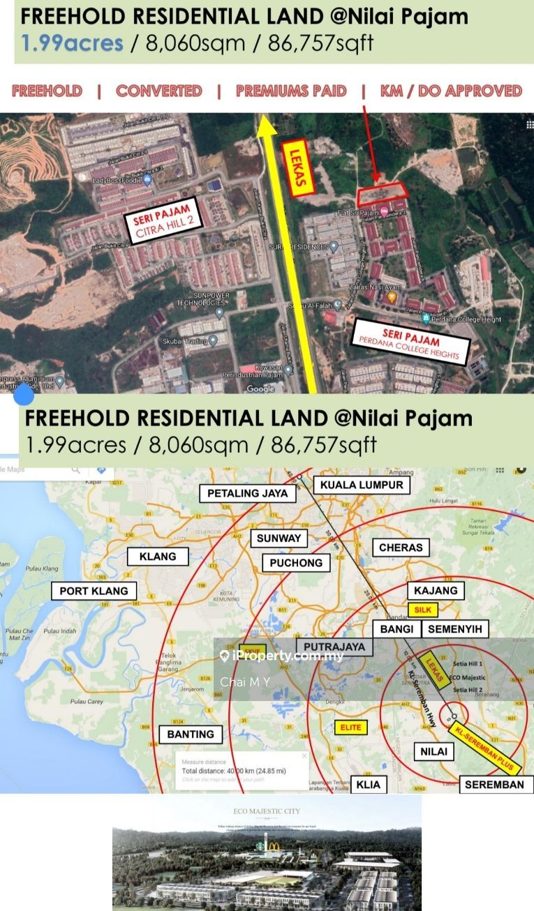 Nilai Pajam, Nilai Residential Land for sale | iProperty.com.my