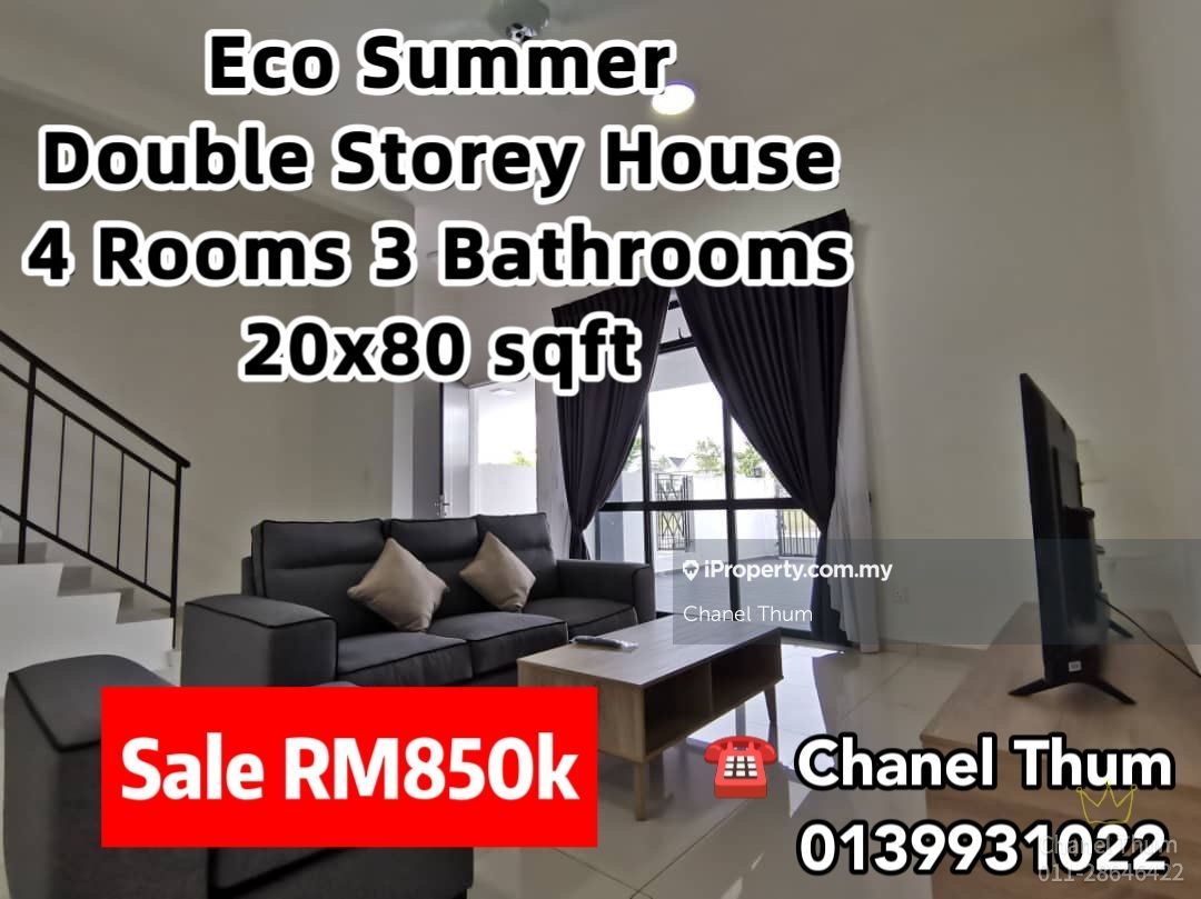 Taman Eko Flora Johor Bahru 2 Sty Terracelink House 4 Bedrooms For Sale My
