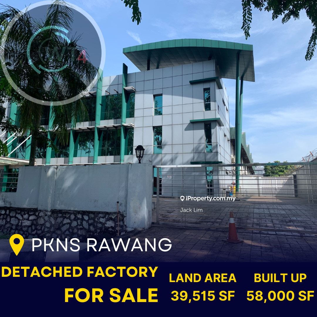 3 STY Detached Factory Rawang Perdana Jaya , Integrasi Rawang, Kundang ...