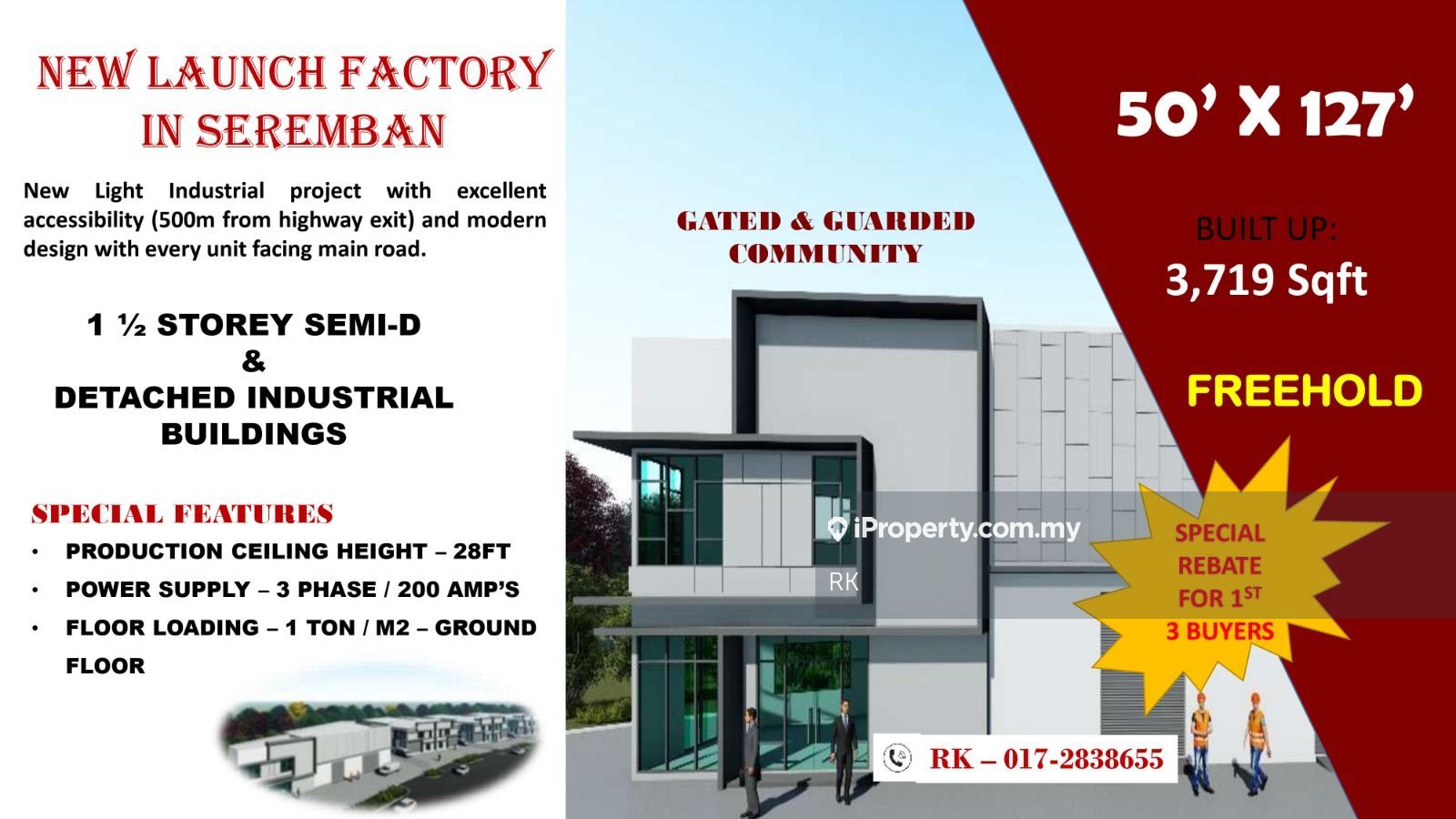 New FREEHOLD Semi-D Factory in Seremban, Seremban for sale - RM1500000 ...