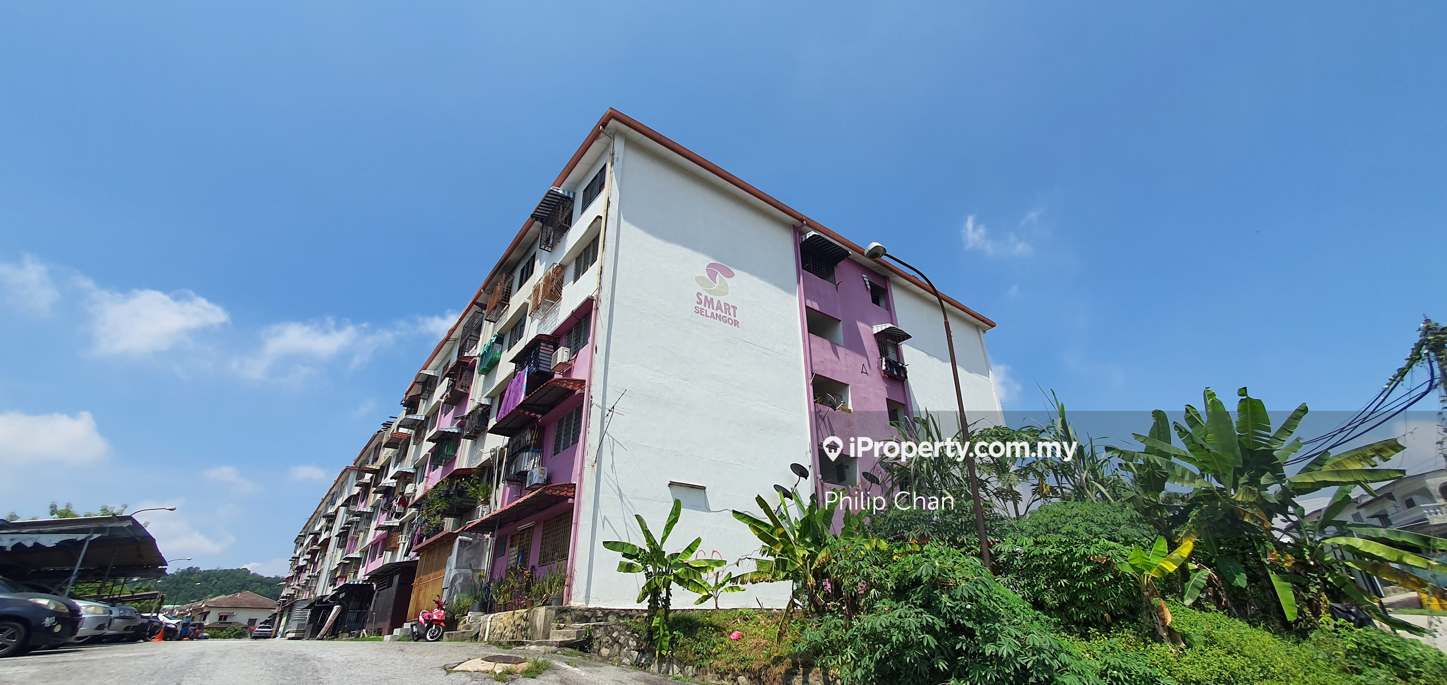 Rumah Pangsa Bukit Mewah End lot Flat 2 bilik tidur untuk dijual di ...