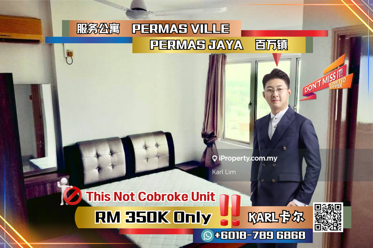 Permas Ville Apartment, Bandar Baru Permas Jaya, Permas Jaya for sale ...