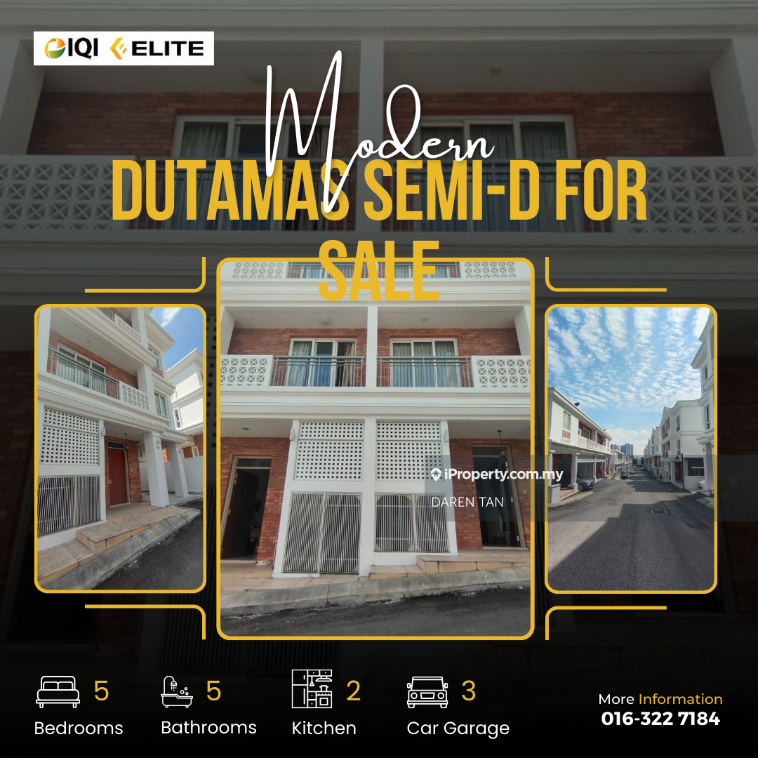 Dutamas 3 Storey Demi-D Mesra Terrace, Dutamas for sale - RM2400000 ...