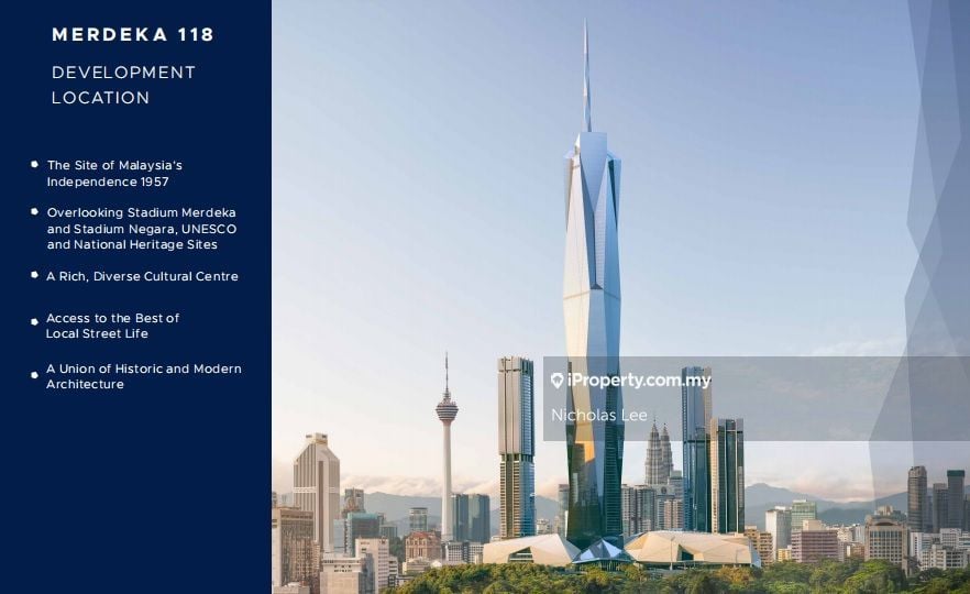 Merdeka 118 Tower, Warisan Merdeka Tower, KLCC for rent - RM181650 ...