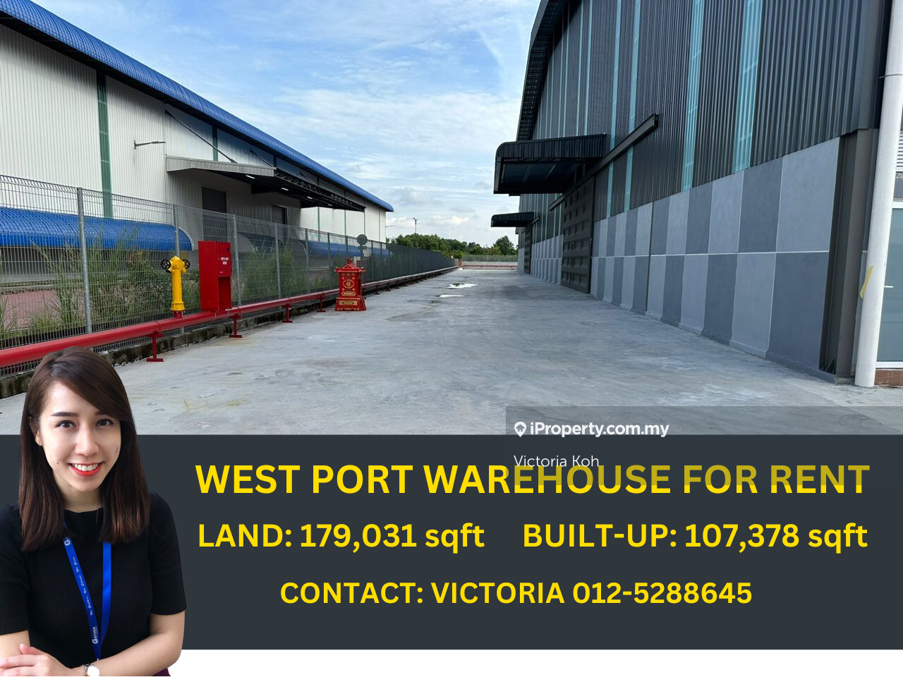 West Port Warehouse, Detached Factory, North Port Port Klang, Pulau ...