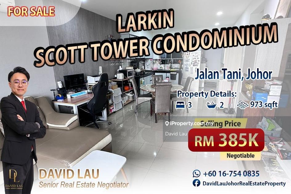 Scott Towers @ Larkin JB, Kampung Aman, Johor Bahru for sale - RM385000 ...