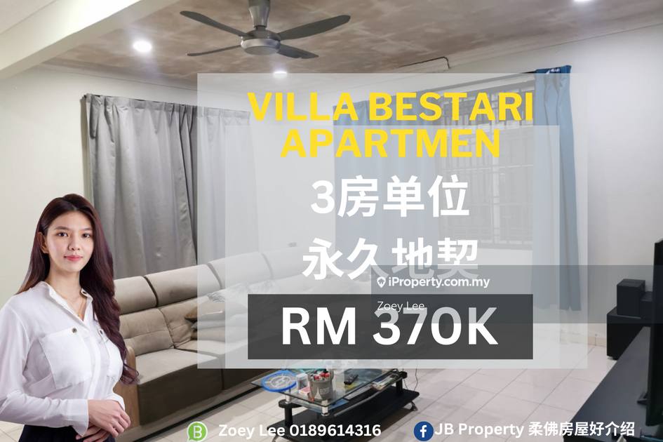 Apartment for sale at Villa Bestari Apartment - RM 370,000 | iProperty ...