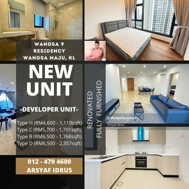 Condominium for rent at WANGSA 9 RESIDENCY - RM 5,700 per month ...