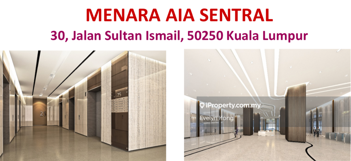 Office for rent at MENARA AIA SENTRAL, JLN SULTAN ISMAIL, KL - RM ...