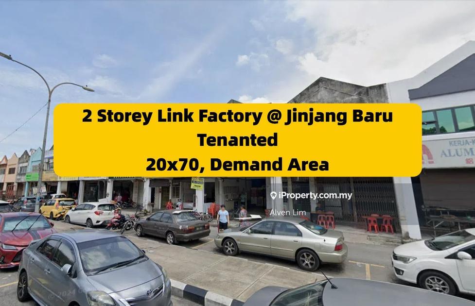 Link Factory for sale at Jinjang Baru, 2 Storey Link Factory, 20x70 ...