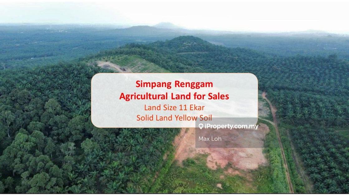 Agricultural Land for sale at Simpang Renggam, Land 11 ekar ...