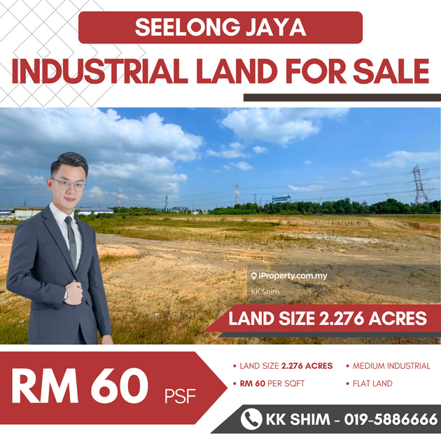 Industrial Land for sale at Seelong Jaya 2.276 Acres Industrial Land ...