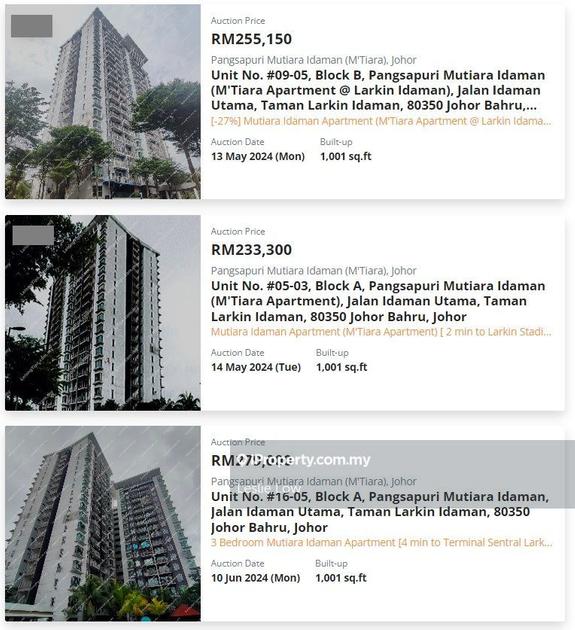 M'tiara, Johor Bahru for sale - RM233000 | iProperty Malaysia
