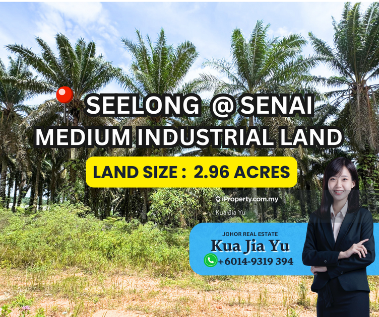 Industrial Land for sale at Seelong Senai 2.96 Acres Medium Industry ...