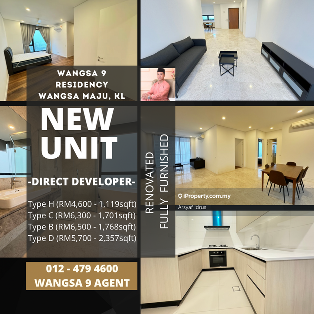 Condominium for rent at WANGSA 9 RESIDENCY - RM 6,500 per month ...