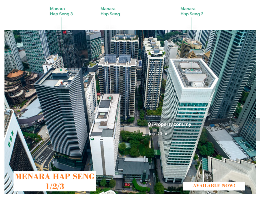 Office for rent at Menara Hap Seng, Premium Office, Kuala Lumpur, CBD ...