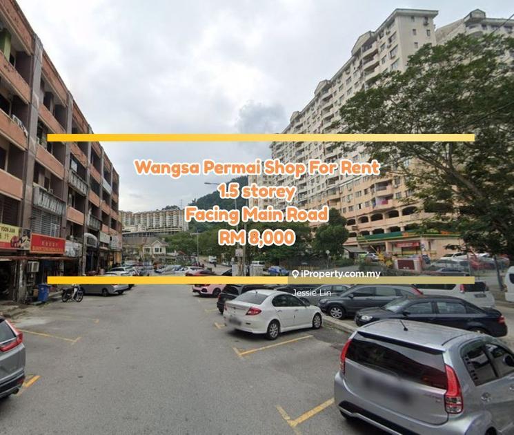 Shop for rent at Taman Wangsa Permai, Kepong - RM 8,000 per month ...