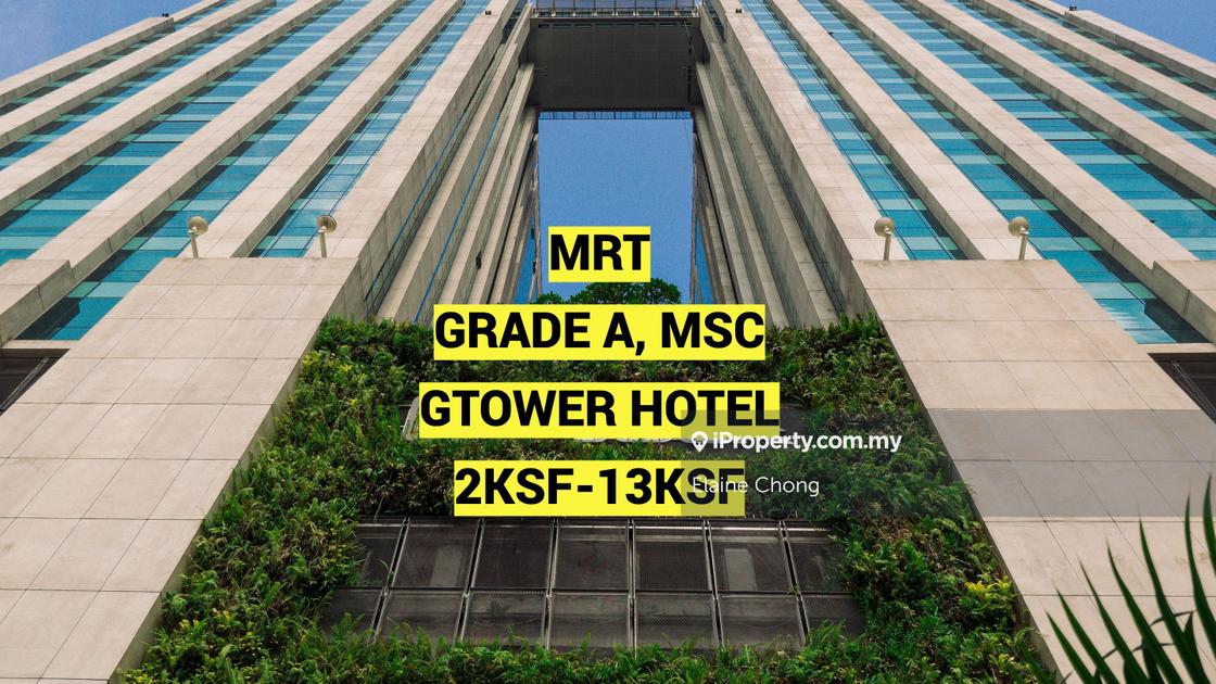 Office for rent at [MRT] GTower, G Tower Hotel - RM 43,000 per month | iProperty Malaysia