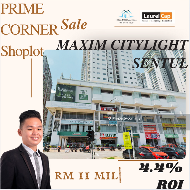 Shop Office for sale at Prime 3-Storey Corner Shop @ Sentul | Fully ...