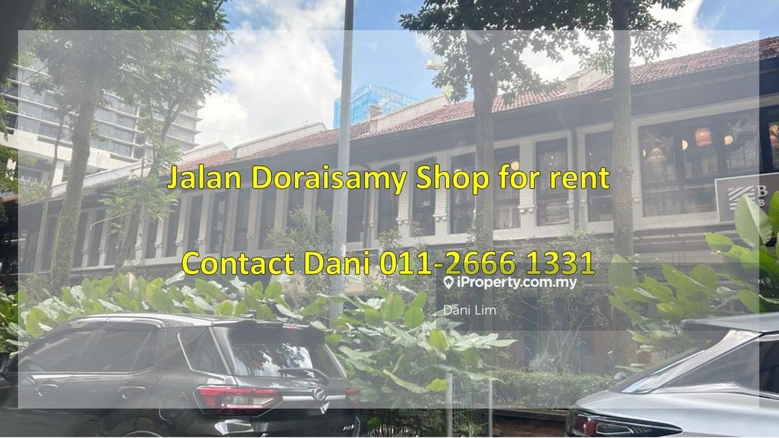 Shop for rent at The Row Jalan Doraisamy, Jalan Yap Ah Shak, Jalan Raja Abdullah Shop for rent ...
