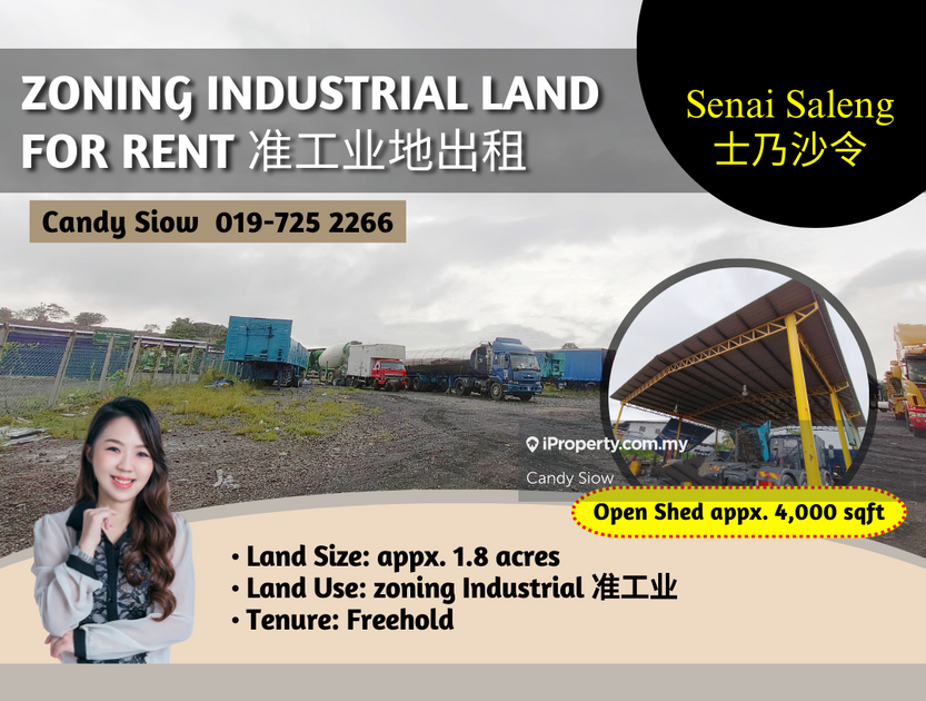 Senai Saleng 1.8ac Zoning Industrial Land with Open Shed, Saleng, Kulai ...