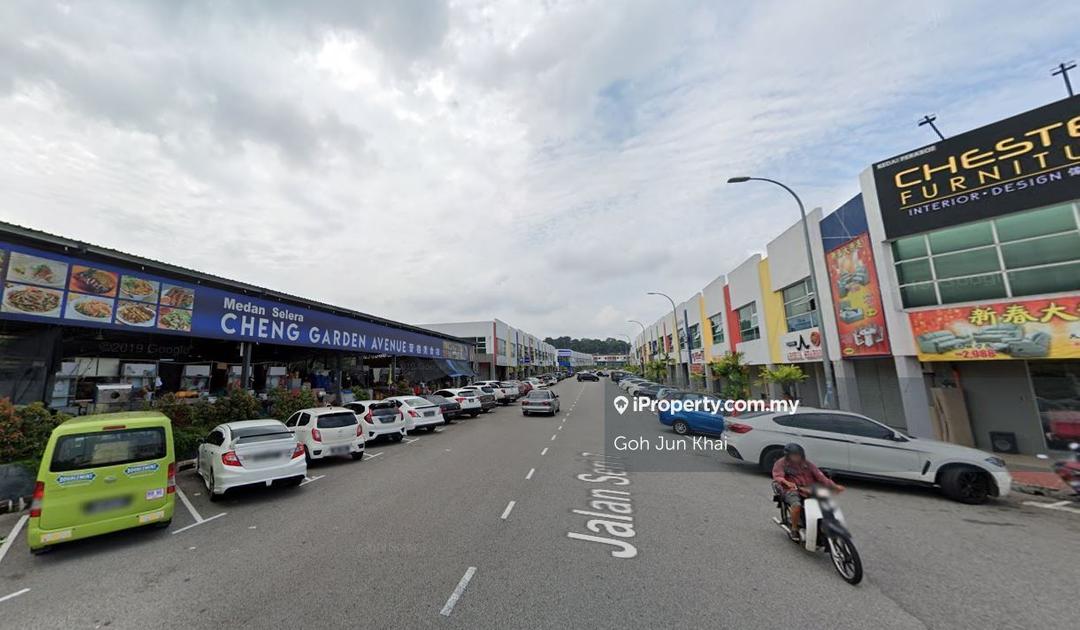 Double Storey Shop Lot End Lot @ Facing Cheng Garden Avenue Food Court ...