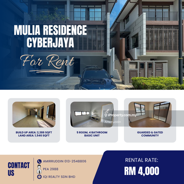 The Mulia Residence, Cyberjaya for rent - RM4000 | iProperty Malaysia