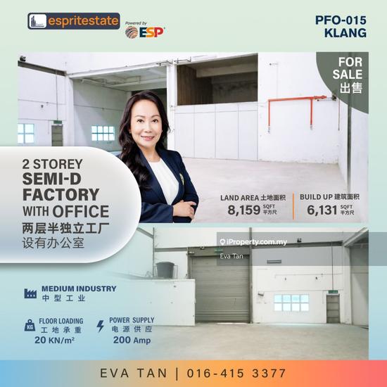 Semi-D Factory for Sale in Meru, Klang by Eva Tan