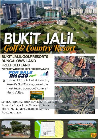 Bungalow Land for Sale in Bukit Jalil Golf, Bukit Jalil by Raymond Loke