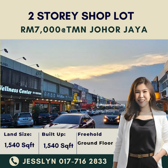 Shop for Rent in Taman Johor Jaya, Johor Bahru by Jesslyn Foong