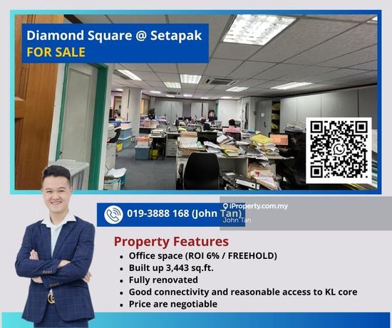 Office for Sale in Diamond Square, Setapak by John Tan