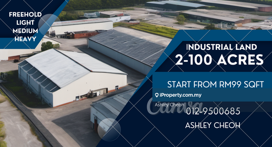 Industrial Land for Sale in Bandar Bukit Raja, Klang by Ashley Cheoh
