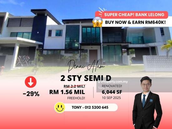 Semi-Detached House for Sale in Denai Alam, Shah Alam by Tony YY